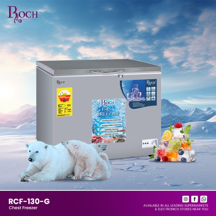 ROCH Chest Freezer (RCF-130-G) - Roch Electronics